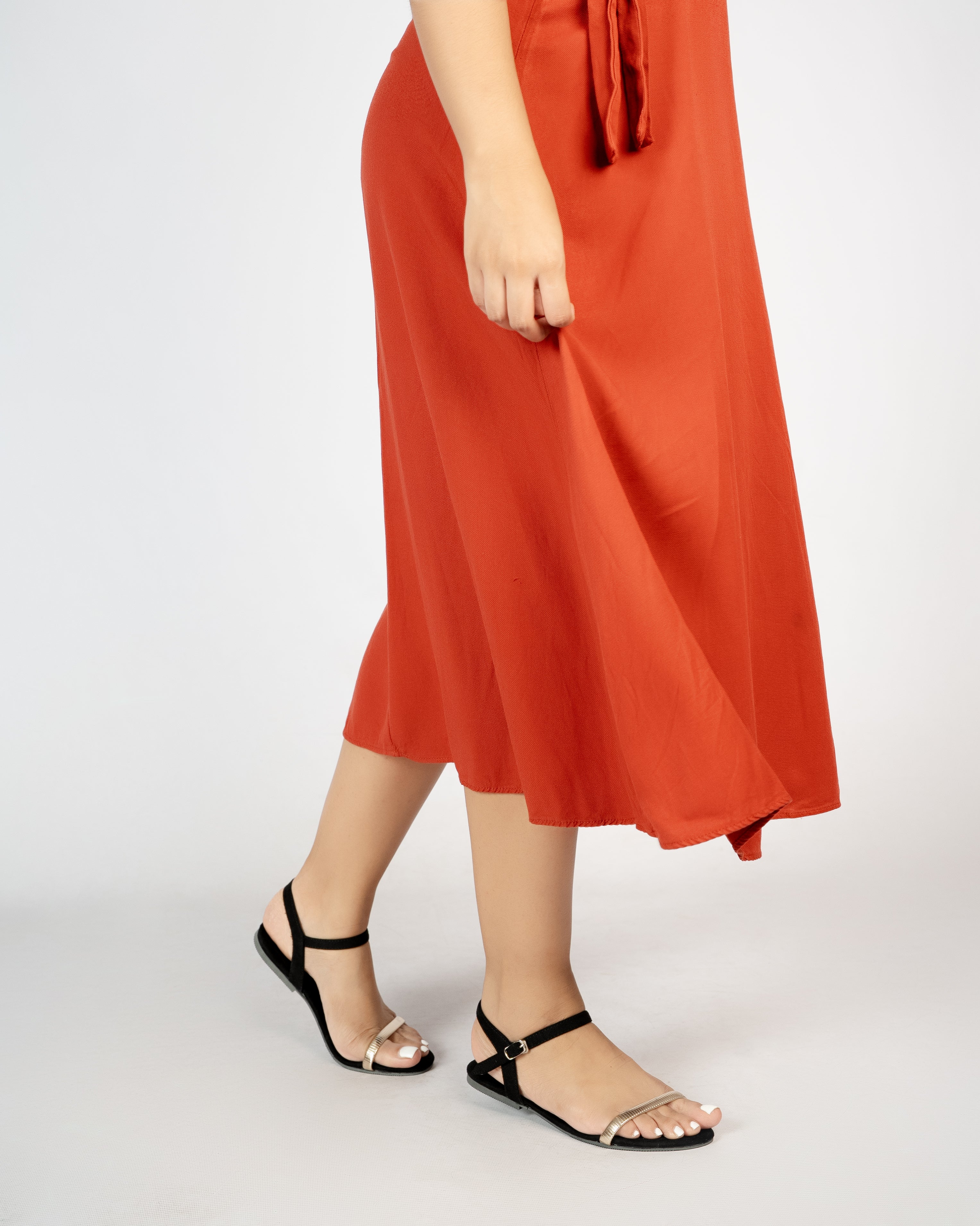METALIC GOLD OPEN TOE SANDALS – Sereppu